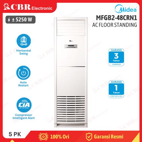 Jual AC Floor Standing MIDEA 5PK MFGB2-48CRN1 / MOUB-48CRN1 R-410A ...