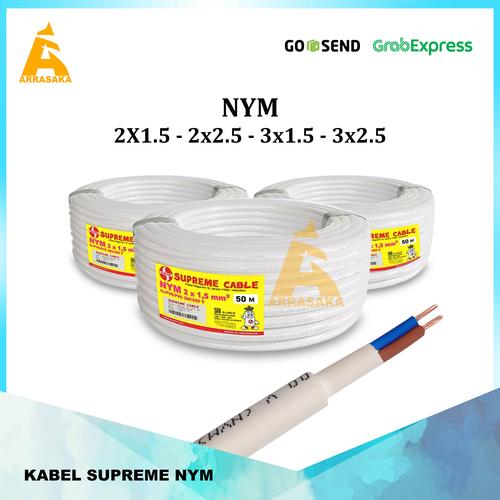 Jual Kabel Supreme NYM 2x1.5 - 2x2.5 - 3x1.5 - 3x2.5 meteran - 2x1.5mm - Jakarta Barat - Toko ...