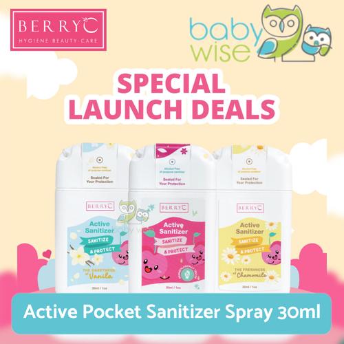 Promo BerryC Berry C Active Pocket Sanitizer Spray 30ml - Original 30ml ...