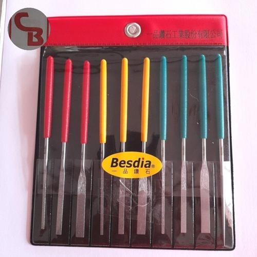 Jual Kikir Diamond Set / Diamond File Set BESDIA PTF-100 ( Isi 10 Pcs ...