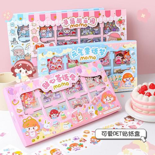 Jual 200 lembar Sticker Momo Box/ Momo New / Ellie Box PVC Jumbo Size ...