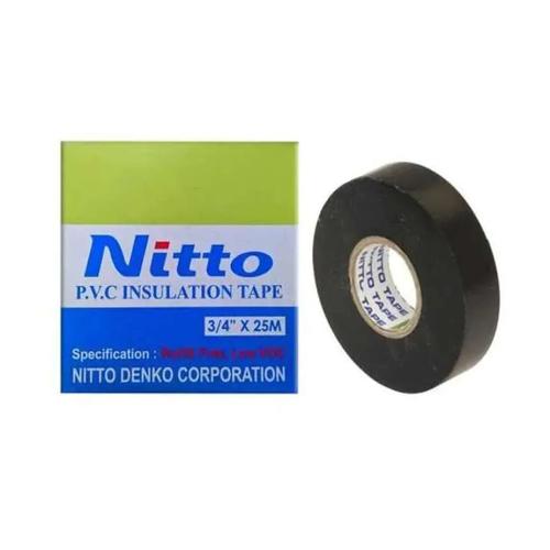 Promo Isolasi Listrik Nitto 12 meter / 25 meter PVC Lakban Electrical Tape - 25 meter, nitto ...