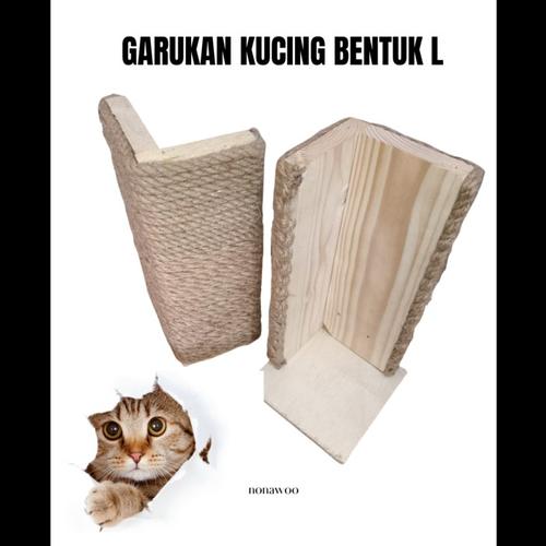 Jual Garukan kucing sudut tembok/sofa bentuk L Tinggi 30cm,40cm,dan ...