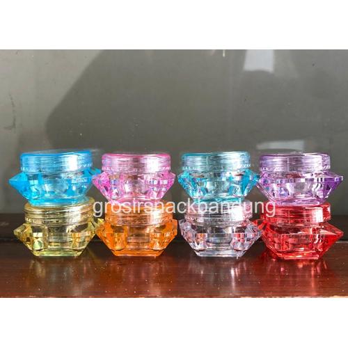 Jual POT CREAM 5GR DIAMOND POT CREAM DIAMOND 5GR POT KOSMETIK 5GR JAR ...