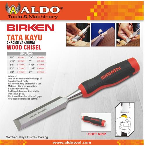 Jual TATA KAYU / ALAT PAHAT KAYU / TATA PAHAT / WOOD CHISEL BIRKEN - - 1/4" - Kota Surabaya ...