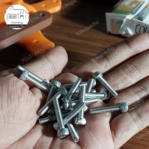 Jual Baut Vesa Baut Custom Mount M4X20Mm Stainless Kunci L Anti Karat ...