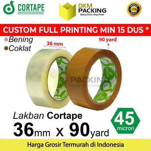 Jual Lakban 36mm x 90yard CORTAPE Plakban Isolasi TAPE TERMURAH ...