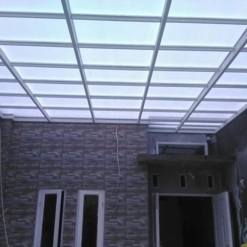 Jual Kanopi polycarbonate solarlite opal - Kab. Sidoarjo - Bengkel Las ...