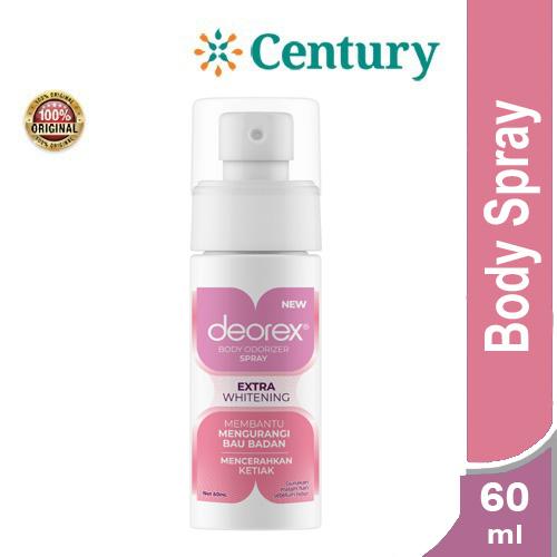 Promo DEOREX BODY ODORIZER SPRAY EXTRA WHITENING 60ML / PERAWATAN TUBUH ...