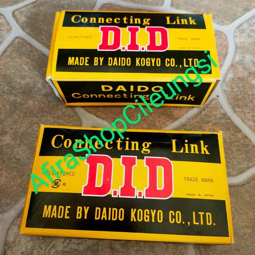 Jual Connecting Link DID RS 12B-1, CL Roller Chain Single 12B Rantai ...