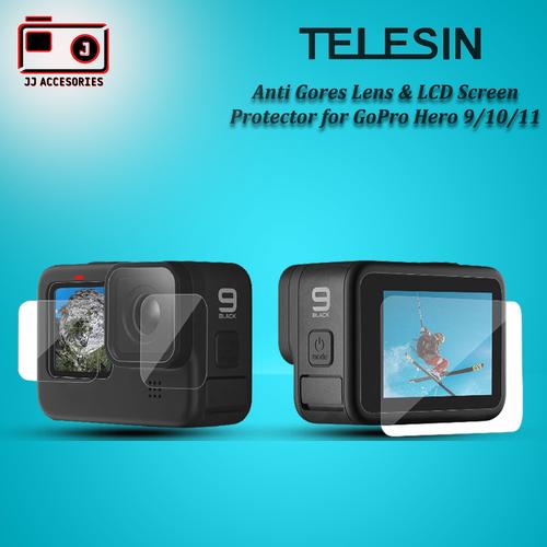 Promo TELESIN Anti Gores Lens & LCD Screen Protector for GoPro Hero 9 ...