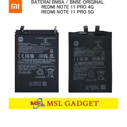 Jual Baterai Xiaomi Redmi Note 11 Pro 4G BM5A / 11 Pro 5G BN5E Original ...
