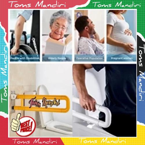 Jual Pegangan Safety Kamar Mandi Grab Bar Foldable Heavy Duty Anti Slip ...
