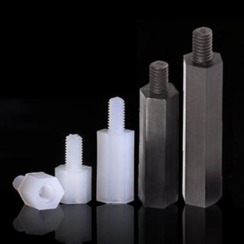 Jual Spacer nylon 0,5 Cm 0,5cm 5mm 5 mm plastic Male Female + Mur Baut ...