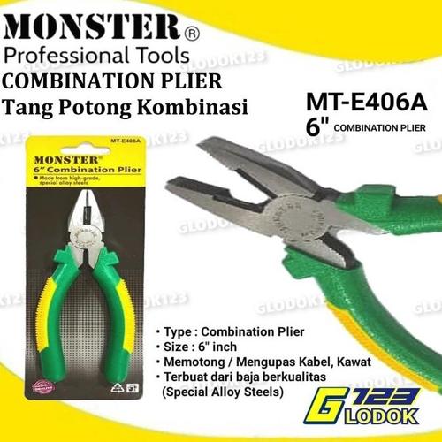 Jual Tang Kombinasi 6 inch MONSTER MT-E406A - Packing Bubble - Kota ...