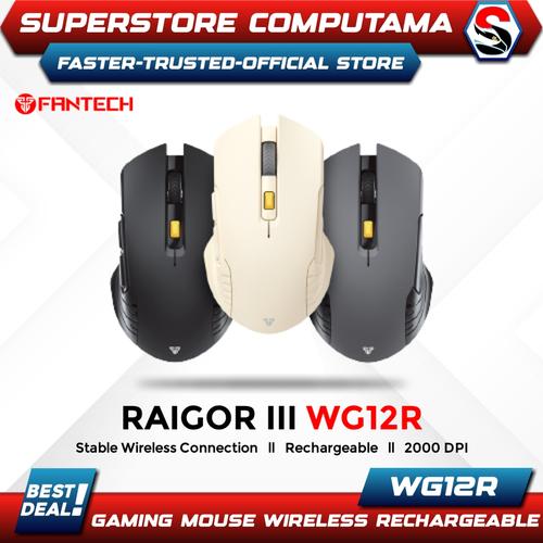Promo Fantech RAIGOR Gen III WG12R Rechargeable Mouse Wireless Gaming ...