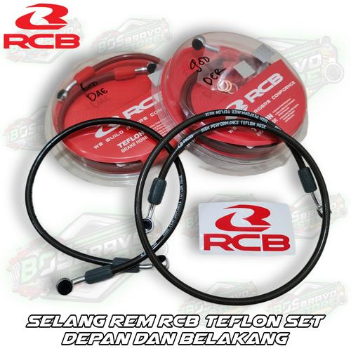 Jual Selang Rem RCB racing boy teflon set depan belakang 60cm 90cm 130cm - Titanium, 60cm/130cm ...