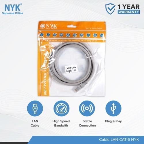 Jual Kabel Lan NYK Cat 6 RJ45 Ukuran Panjang 5 Meter - Jakarta Pusat ...