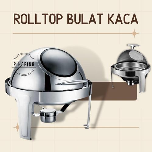 Jual PINGPING - Rolltop Bulat Prasmanan/chaving dish bulat - BULATKACA ...