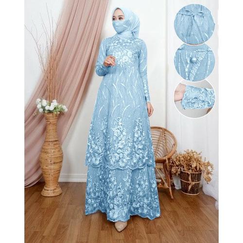 Jual GAMIS BRUKAT MODERN WANITA MUSLIM CASUAL BISA BUSUI FULL BUSUI ...
