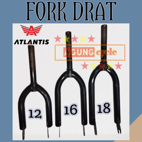 Jual FORK SEPEDA DRAT OVERSIZE ATLANTIS BMX MINI 12 16 18 PIVOT GARPU ...