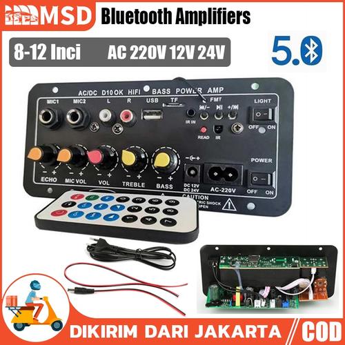 Promo 10 Inci 30W Amplifier Board Karaoke Audio Bluetooth USB FM Radio ...