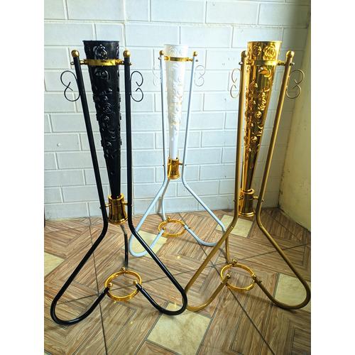 Jual standing pot besi corong- standing besi- pot bunga- vas bunga ...