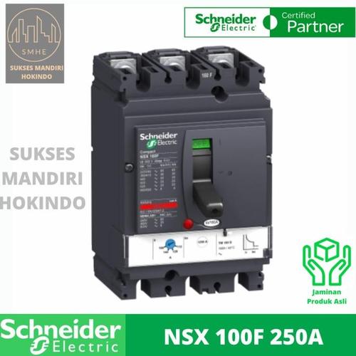 Jual MCCB 3P 250A 36kA LV431630 Breaker Schneider NSX 100F Original SNI - Jakarta Selatan ...