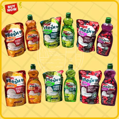 Jual SABUN CUCI PIRING BAGUS FRESH 99 ANTIBACTERIAL DISH WASHING LIQUID ...