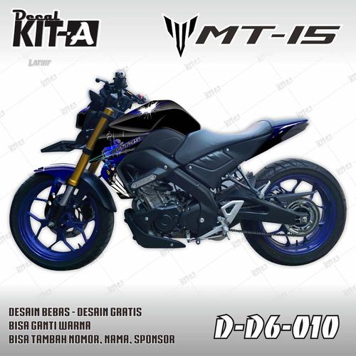 Jual Stiker motor Custom Design yamaha MT15 full body Motif Batman D-D6 ...