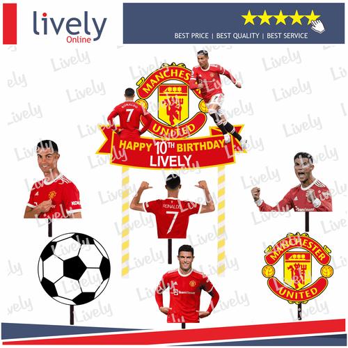 Jual CUSTOM NAMA CAKE TOPPER KARAKTER CR MU HIASAN KUE ULANG TAHUN ...