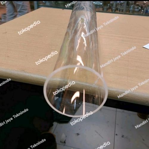 Jual Pipa Akrilik bening Od 3" inch / Acrylic Tabung panjang 15cm ...