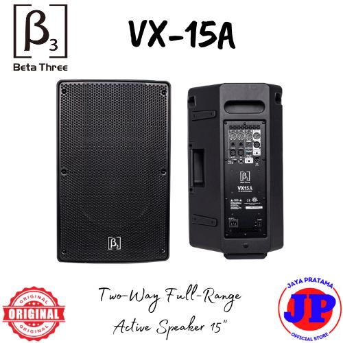 Jual Beta Three 3 VX15A 2-Way Full-Range Speaker Aktif 15" Original VX ...