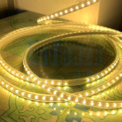 Jual Lampu LED STRIP SELANG 2835 120 LED 220v OUTDOOR WARM WHITE 10M ...