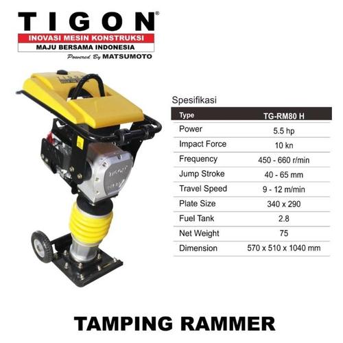 Jual Mesin stamper kuda Honda.. Plate compactor diesel Tigon - Kota ...