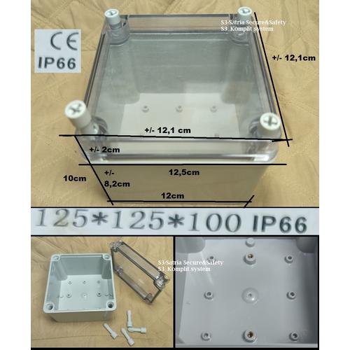 Jual junction electronik kotak BOX 12,5 x 12,5cm x 10 cm Transfaran ...