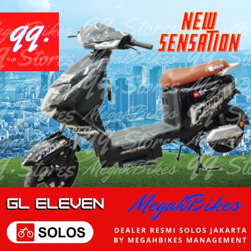 Jual SOLOS Sepeda Listrik - GL ELEVEN NEW LOKAL - Hitam - Jakarta ...