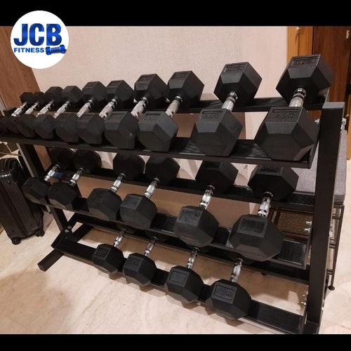 Jual Dumbbell Rack 3 susun - 3 Tier Dumbbell Rack Import merk IronBull ...