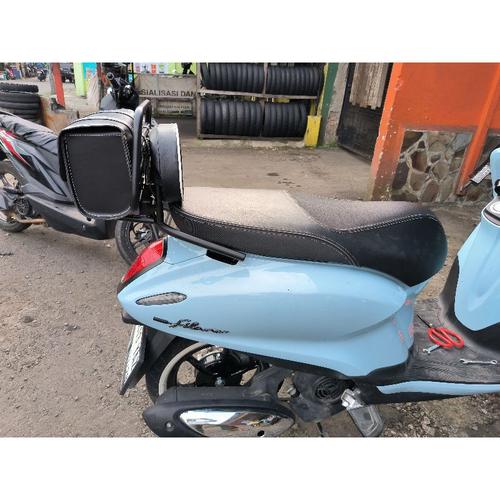 Jual Backrack plus bantalan plus tas motor buat Filano Fazzio Genio ...