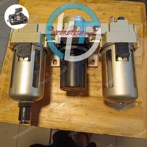 Jual AC 4000-04D Filter Regulator Lubricator Pneumatic 1/2" / AC4000 ...
