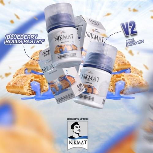 Jual LIQUID NIKMAT V2 BLUEBERRY ROLLS PASTRY 60ML FREEBASE ORI TERBARU ...