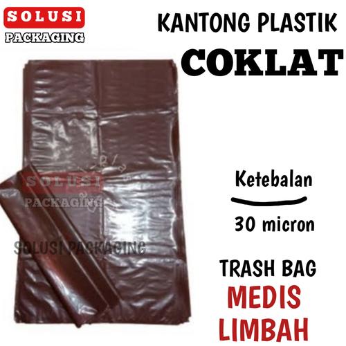 Jual KRESEK KANTONG SAMPAH PLASTIK Warna COKLAT | PLASTIK PACKING TRASH ...