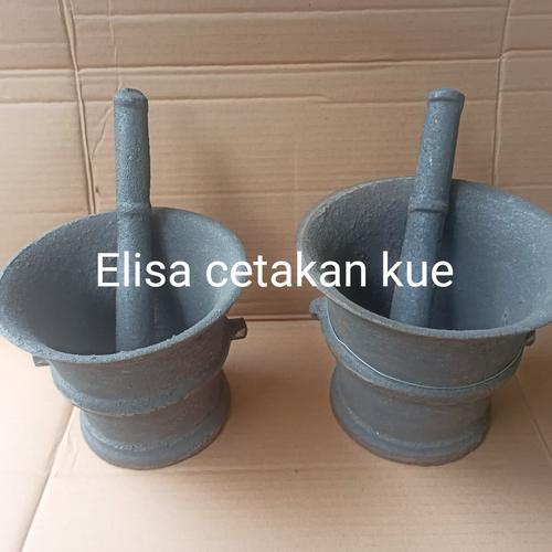 Jual LUMPANG BESI UNTUK TUMBUK BUMBU JAMU DLL. UKURAN KECIL - Jakarta ...