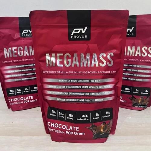 Promo Provus MEGA MASS Megamass 2 lbs Weight Gainer 2lb bkn master mass ...