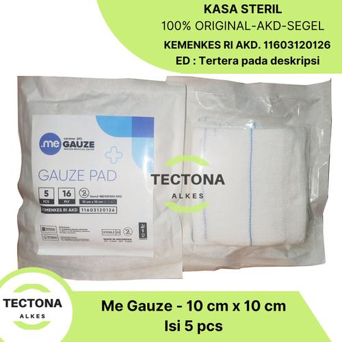 Jual Me Gauze Kain Kasa Steril - Kain Kassa Steril 10x10cm - Kab ...