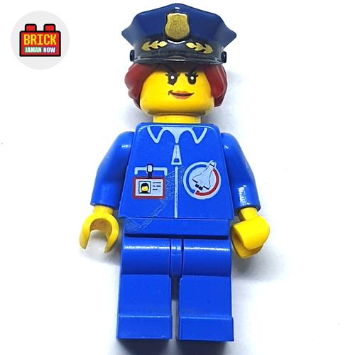 Jual Lego Minifigure Female Safety Officer with Launch Command Logo ...