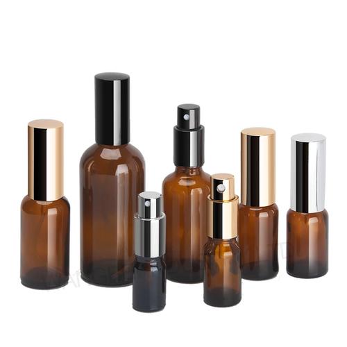 Jual Botol spray kaca amber tutup alumunium 20ml/30ml/50ml/100ml - Spray Hitam, 100ml - Jakarta ...