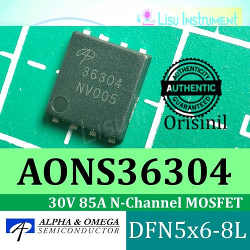 Jual AONS36304 30V 85A N-Channel MOSFET DFN5X6 36304 Replace AON6314 AO ORI - Kota Depok - Lisu ...