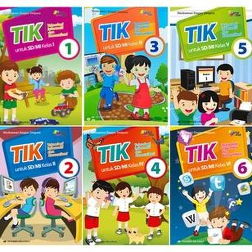 Jual TIK INFORMATIKA REVISI / REDENSIAL SD MI KELAS 1 2 3 4 5 6 ...