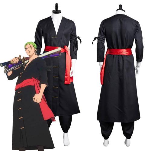Jual Kostum Cosplay Roronoa Zoro Black Anime Manga One Piece Premium ...